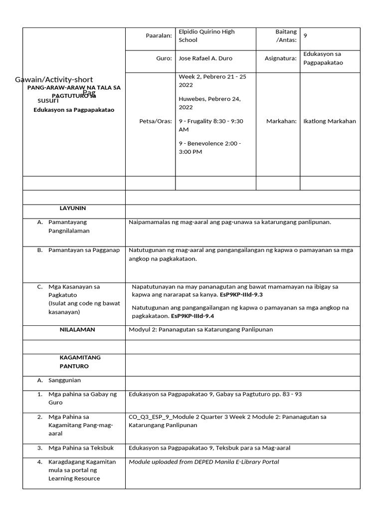 Week 2 Feb 21 - 25, 2022 | PDF