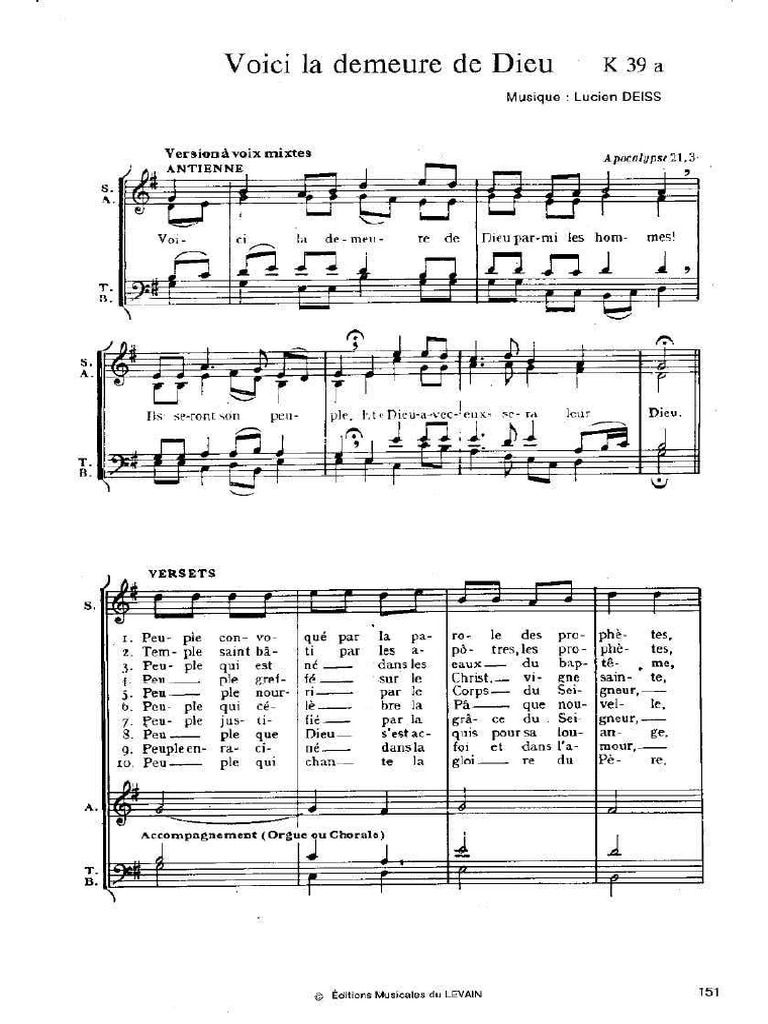 Voici la demeure de Dieu parmi les hommes | PDF