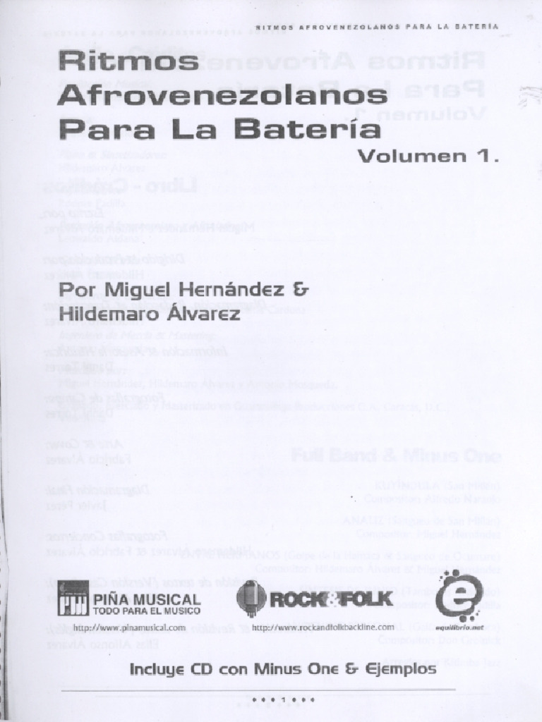 Ritmos Afrovenezolanos para La Baterc3ada | PDF