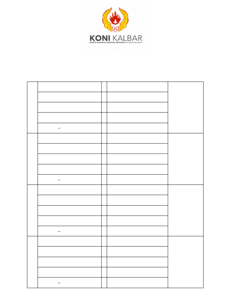 Album Pemain U12 Piala Koni 2025. | PDF