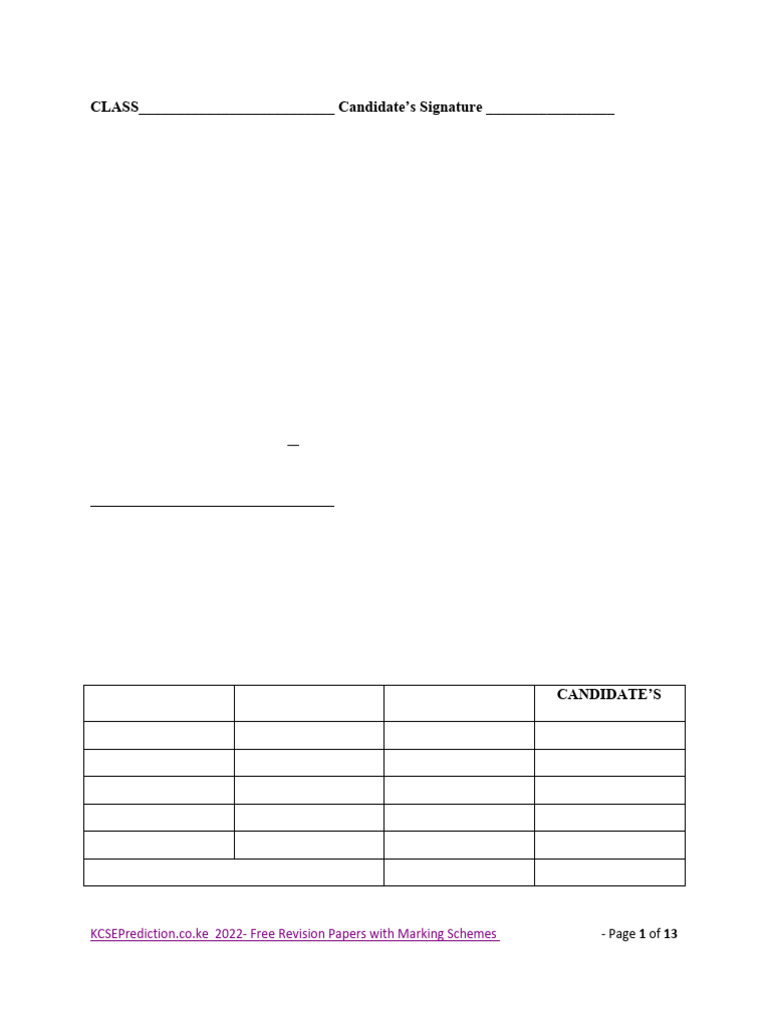 Agriculture Paper 2 Exam Questions-Asumbi Girls Mocks 2 June 2022 | PDF ...