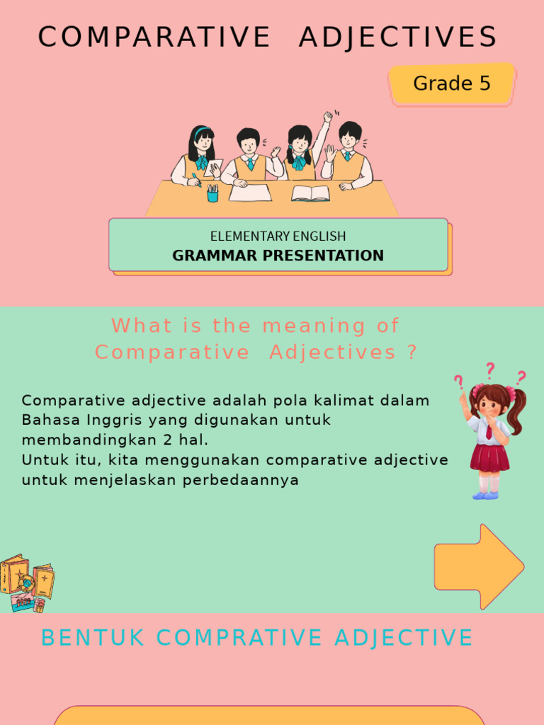Copy of English Comparative and Superlative Adjectives Education ...