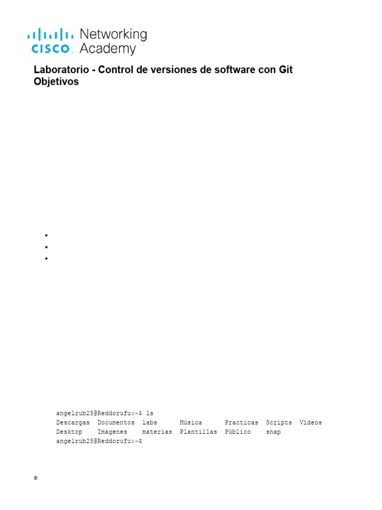 3.3.11 Lab - Software Version Control with Git - ILM | PDF | Control de ...