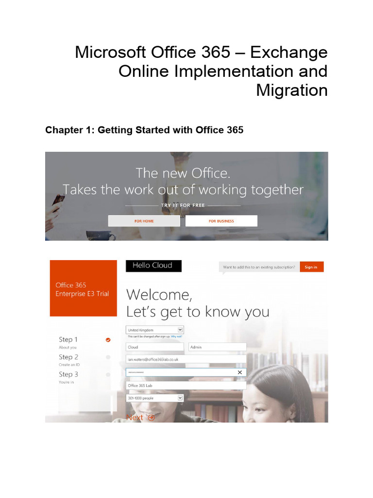 Microsoft Office 365 - Exchange Online Implementation and Migration | PDF
