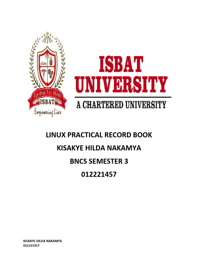 LINUX Practical Record Book | PDF | Sudo | Ip Address