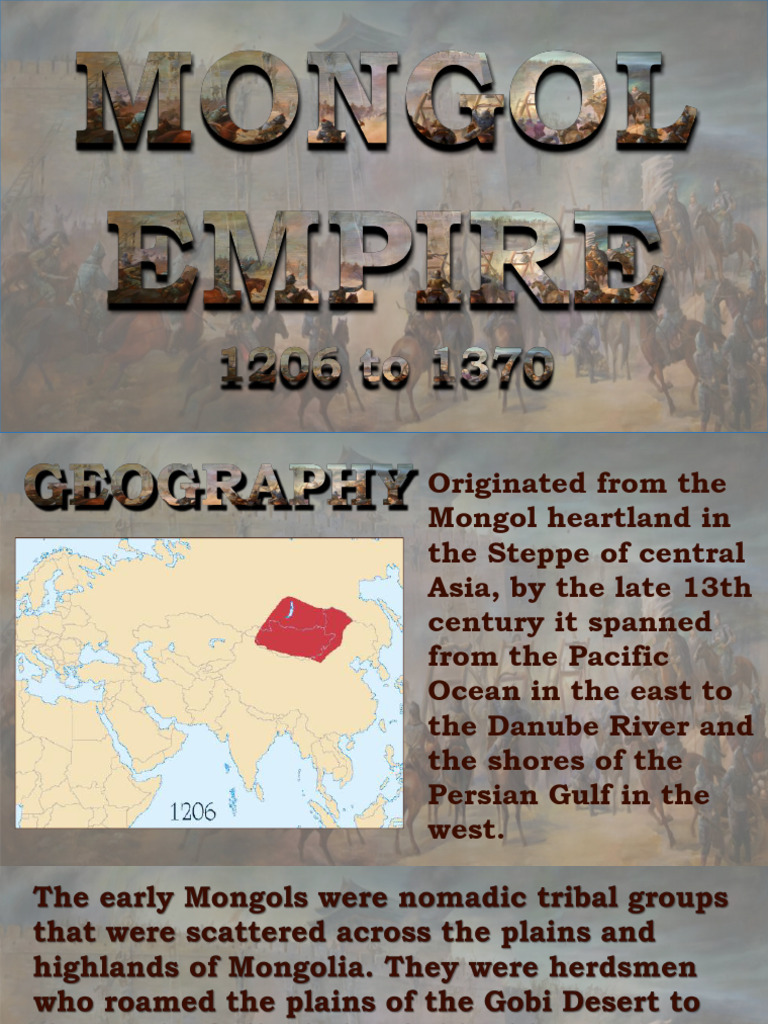 Rise of the Mongol Empire | PDF