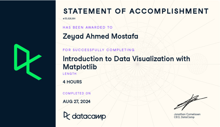Data Visualization With Matplotlib | PDF