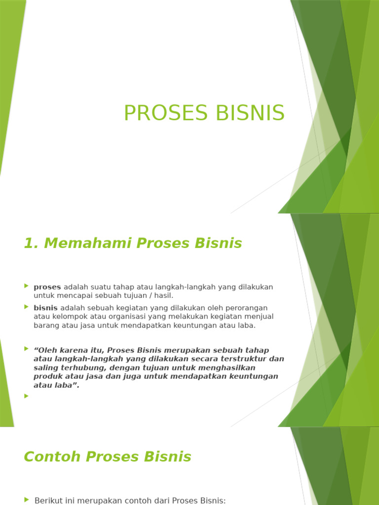 Proses Bisnis | PDF
