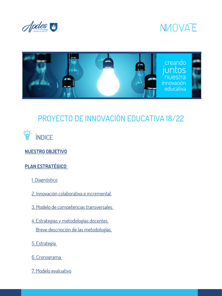 Qué Es Innovate | PDF | Aprendizaje | Enseñando