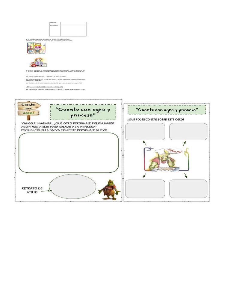 Secuencia Ogro y Princesa | PDF
