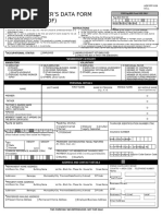 Pag-IBIG Member's Data Form (MDF) | PDF | Employment