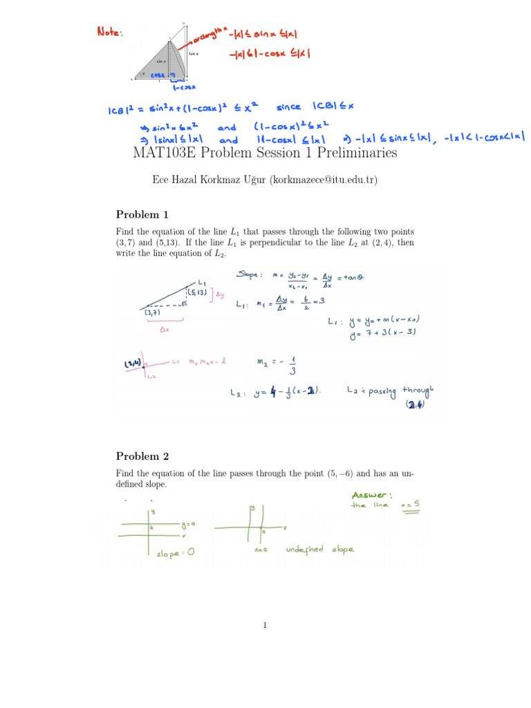 W1-Preliminaries Exercises-2 | PDF | Function (Mathematics) | Analysis