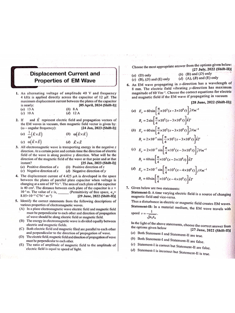 Electromagnetic Waves | PDF