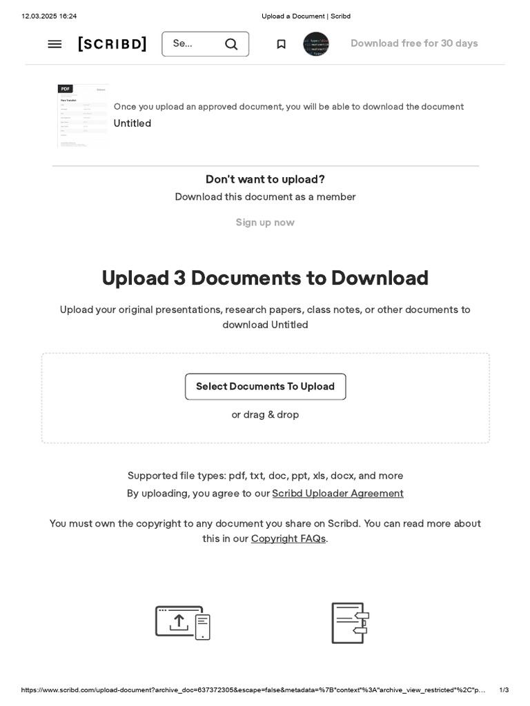 Upload a Document _ Scribd | PDF | Scribd | Online Services