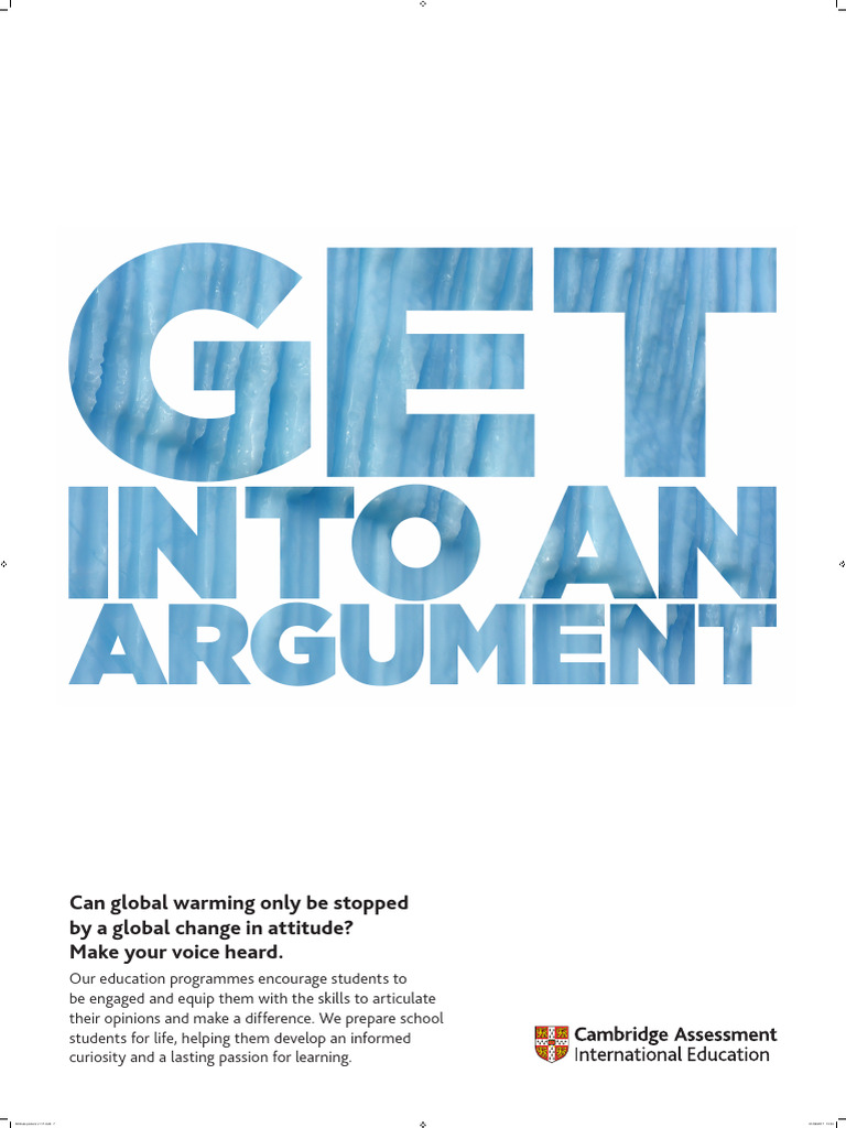 Get Into An Argument Poster Print Ready Version | PDF