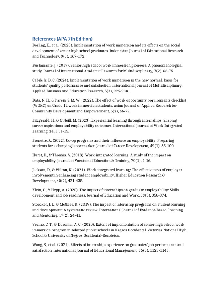 References APA7 | PDF