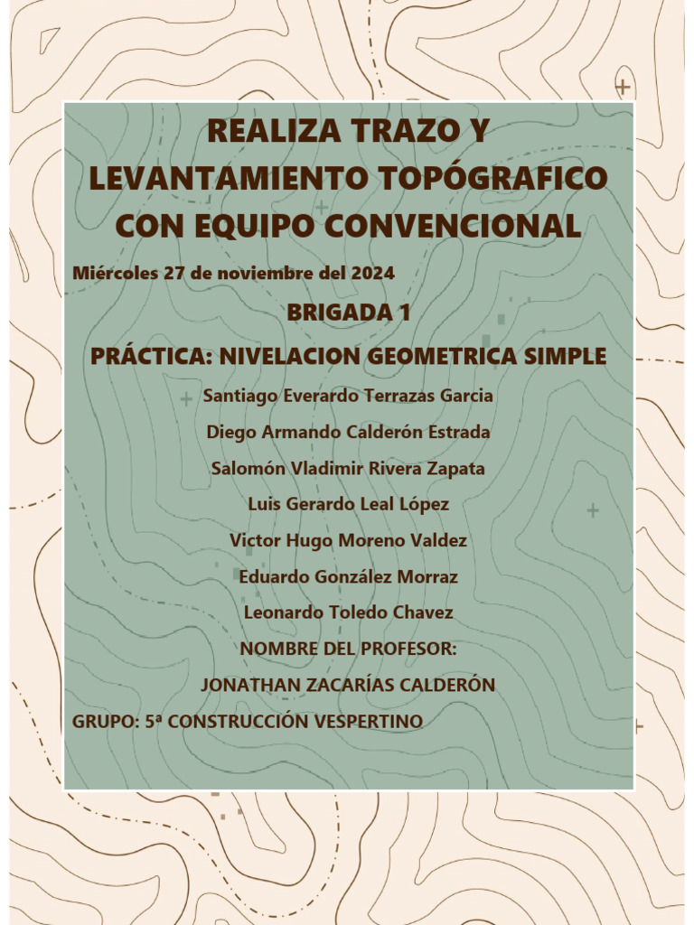 Nivelacion Geometrica | PDF
