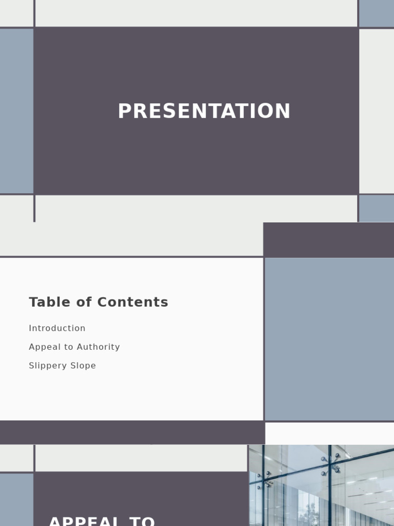 Appeal To Authority and Slippery Slope | PDF | Fallacy