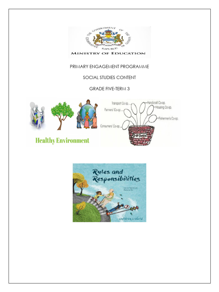Grade 5 Social Studies - Term 3 | PDF | Drugs | Pollution