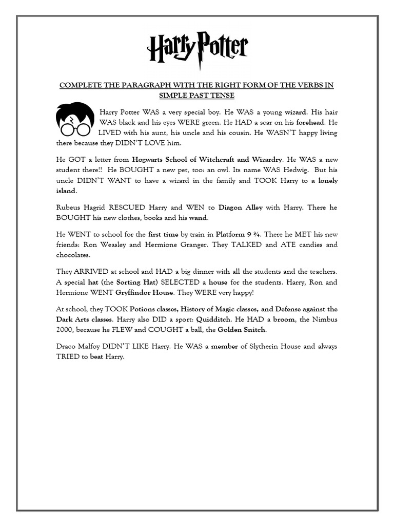 Harry Potter's First Year Summary | PDF | Mythography | Harry Potter