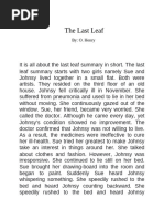 The Last Leaf PDF | PDF