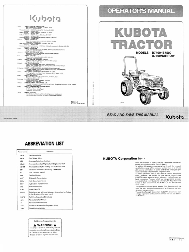 B7400 - B7500 - B7500 Narrow | PDF