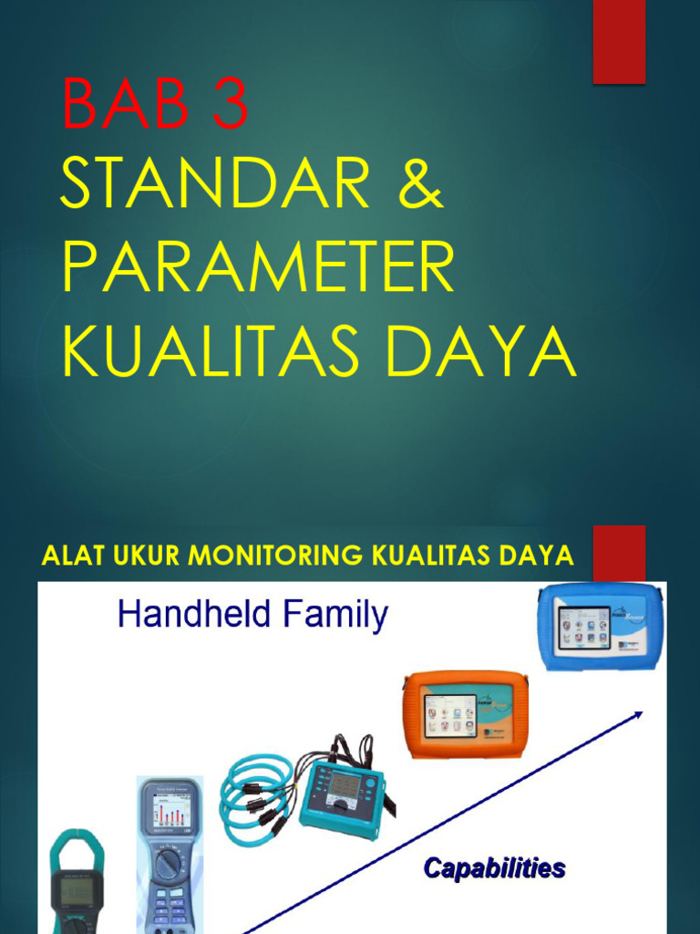 Bab 3. Standar Parameter Kualitas Daya | PDF
