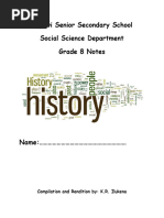 Grade 8 History Notes 2025 Revised - 250219 - 185527 | PDF | Namibia ...
