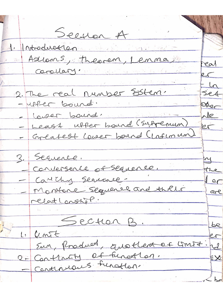 Real Analysis 1 | PDF