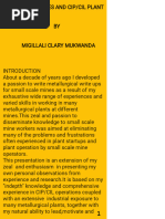 Gold Extraction via Vat Leaching Process | PDF | Cyanide | Lead