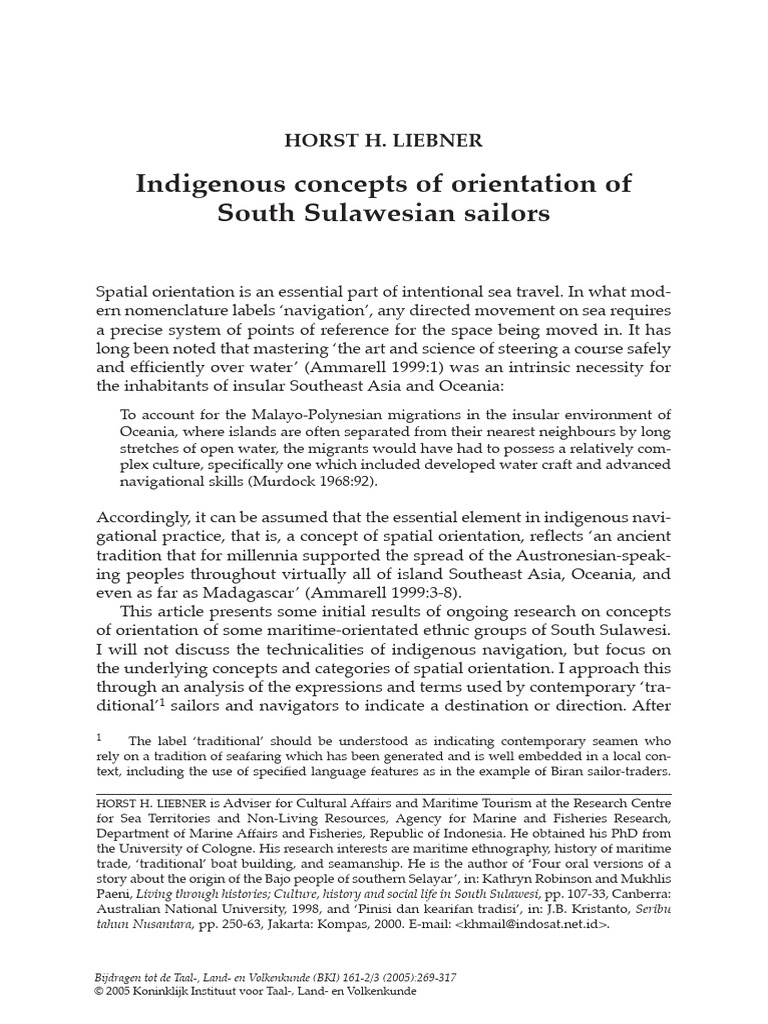 Indigenous Concepts of Orientation | PDF