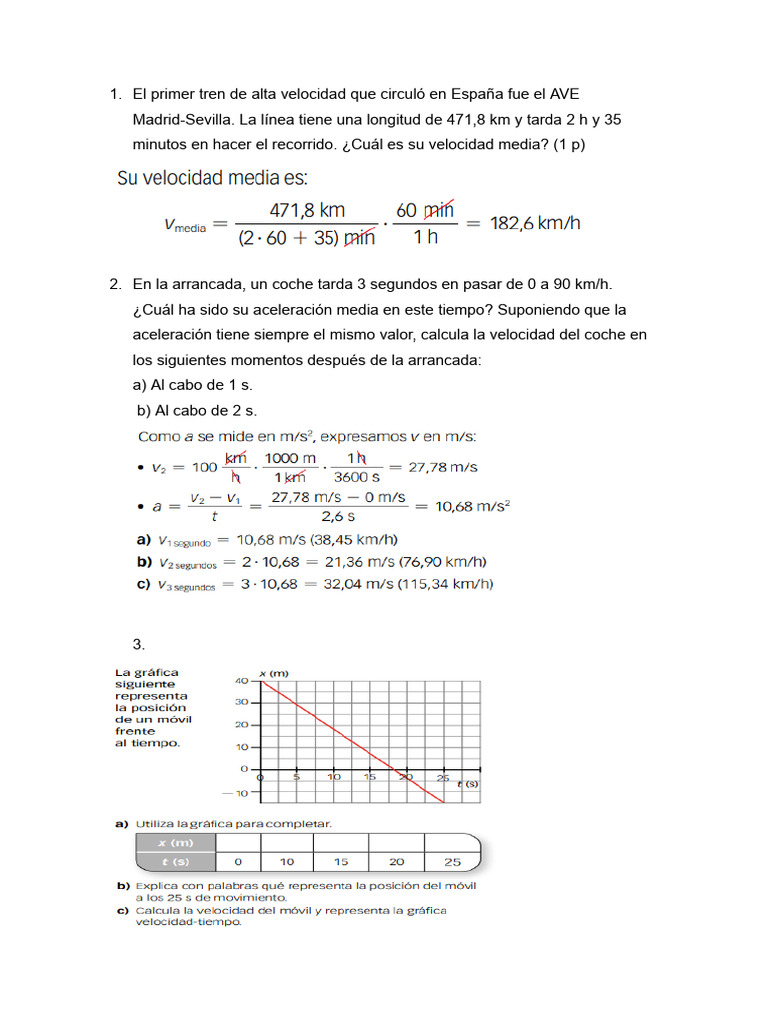 Ejercicios repaso.3.Eso.dinamica.docx - Documentos de Google | PDF