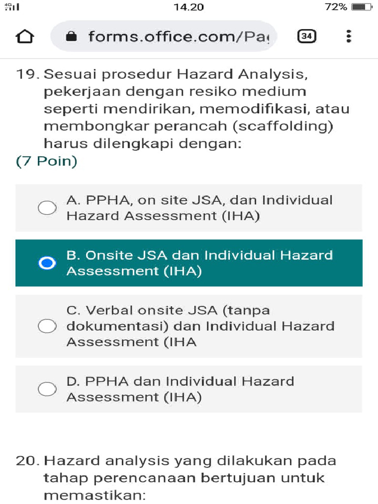Soal PTW Ha New | PDF
