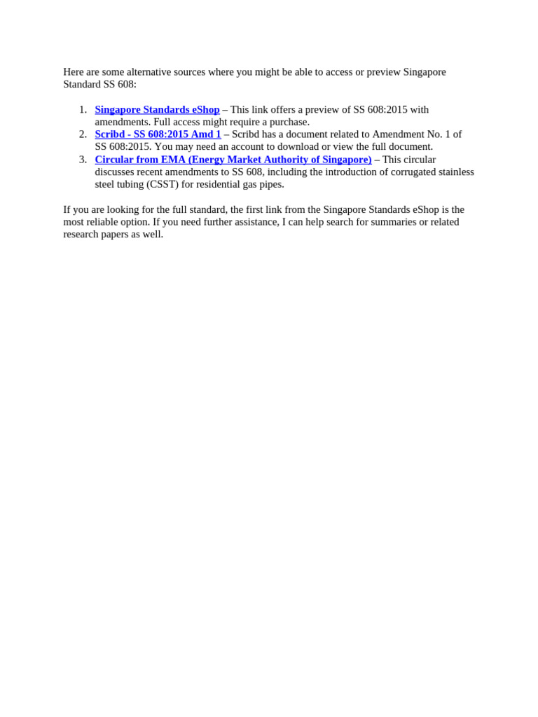 Here Are Some Alternative Sources Where You Might Be Able To Access or Preview Singapore ...