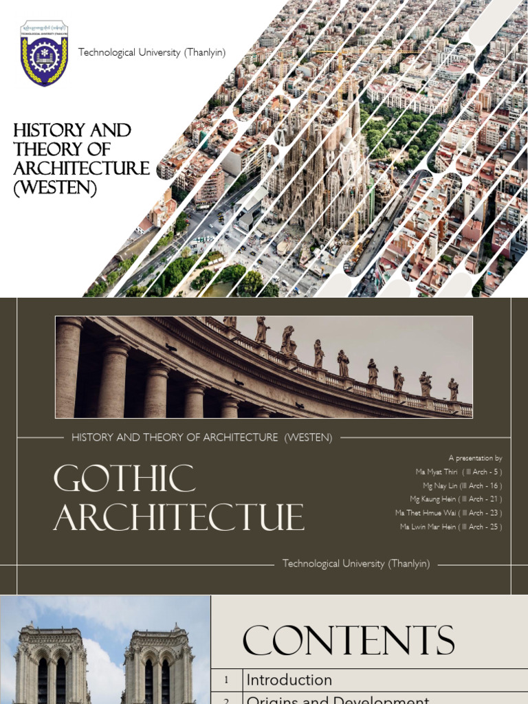 Gothic Architecture TTU | PDF | Gothic Architecture | Vault (Architecture)