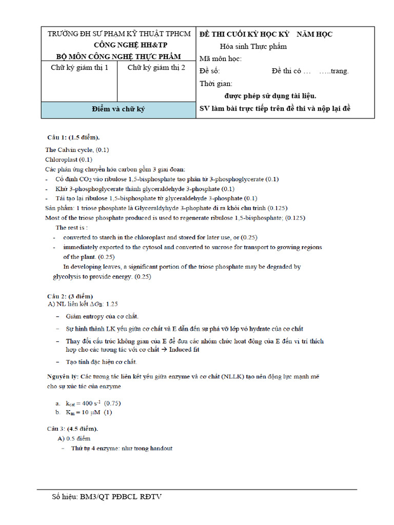 Đáp Án HSTP-15.1.2021-SV | PDF