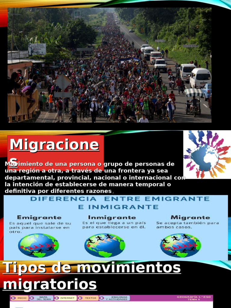 Tipos de Migración en América | PDF
