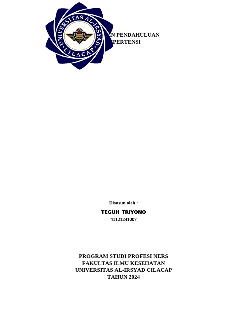 LP Hipertensi Teguh Triyono | PDF