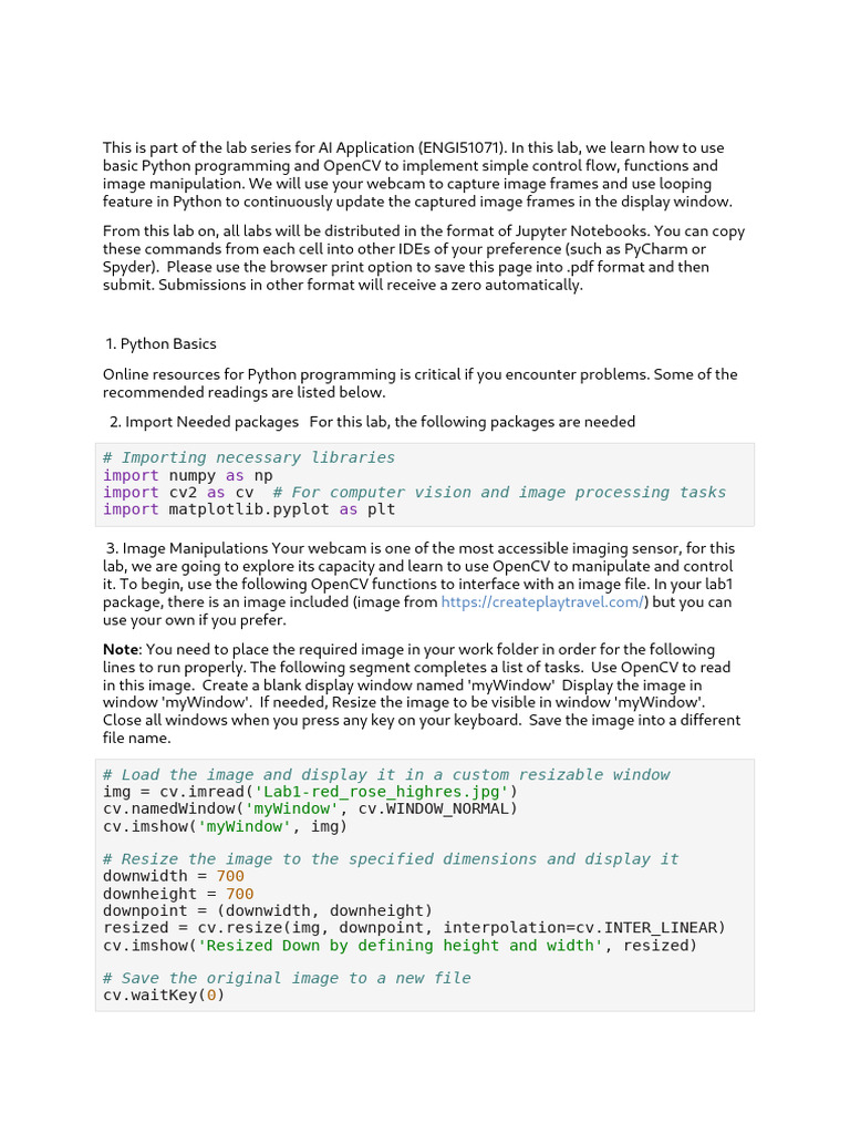 AI - Lab1 - Puviyarasu Ayyappan | PDF | Window (Computing) | Hue