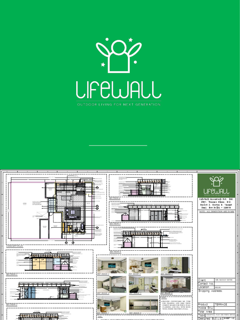 Mr. Manav Sethi Working Drawing Final - Compressed | PDF | Wall | Building