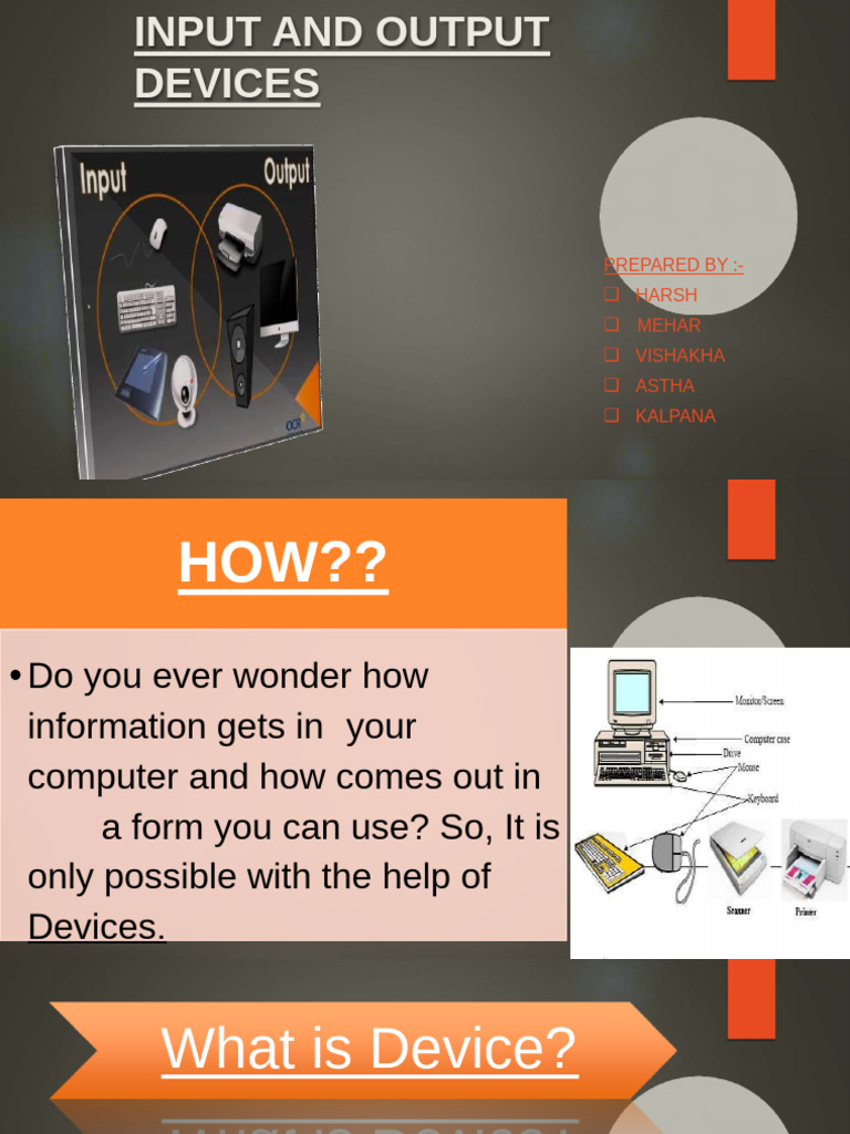 Understanding Input and Output Devices | PDF | Computer Keyboard | Printer (Computing)