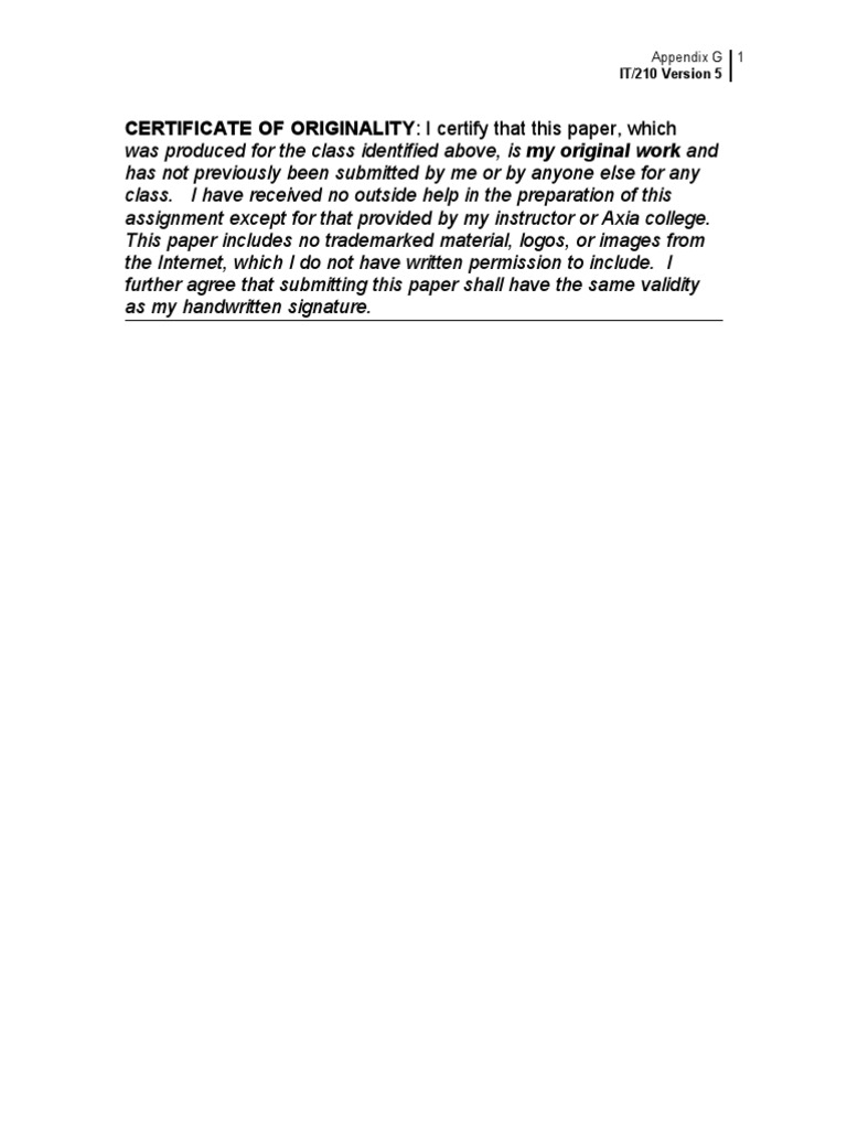 IT210 R5 Appendix - G 1 | PDF | Areas Of Computer Science | Computing