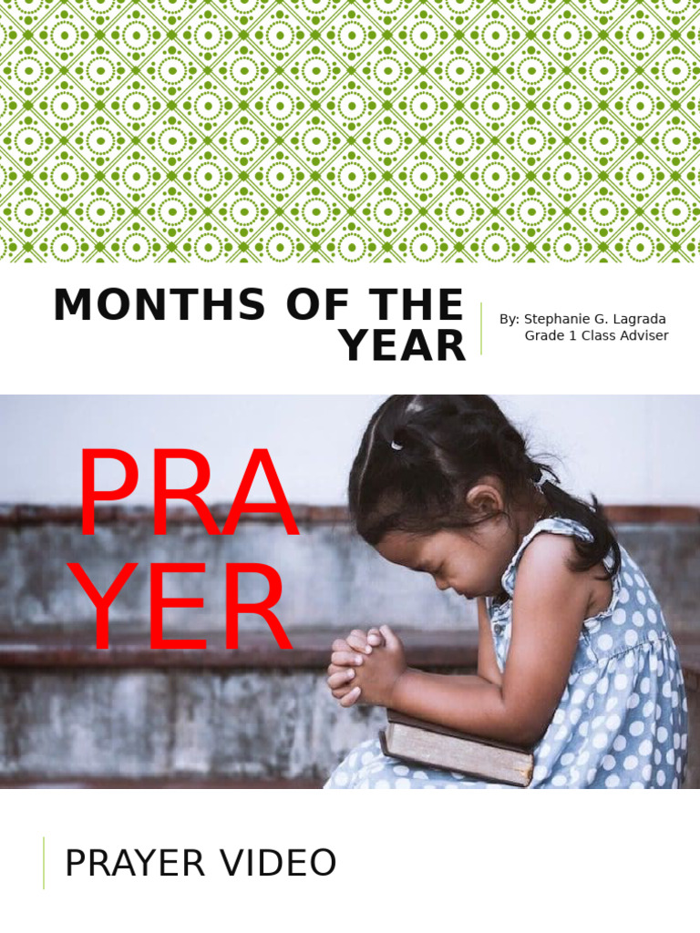 MONTHS OF THE YEAR CO by Stef | PDF