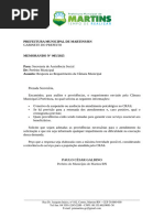 Modelo de Comunicação Interna Prefeitura | PDF