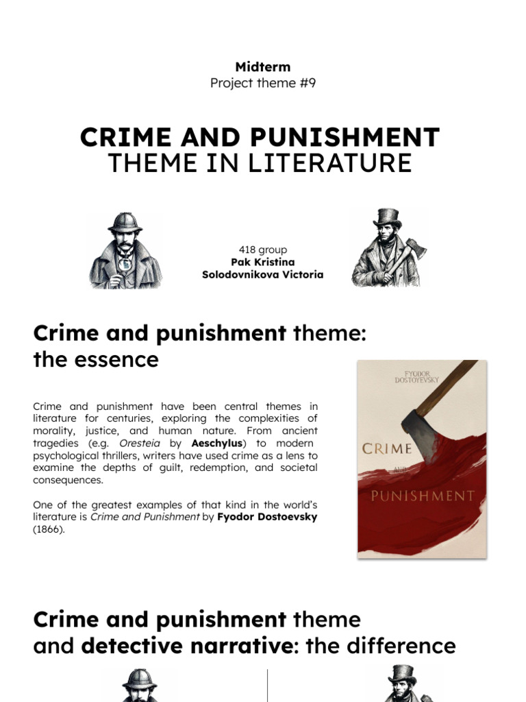 Literature Midterm Crime and Punishment | PDF | Crime And Punishment ...