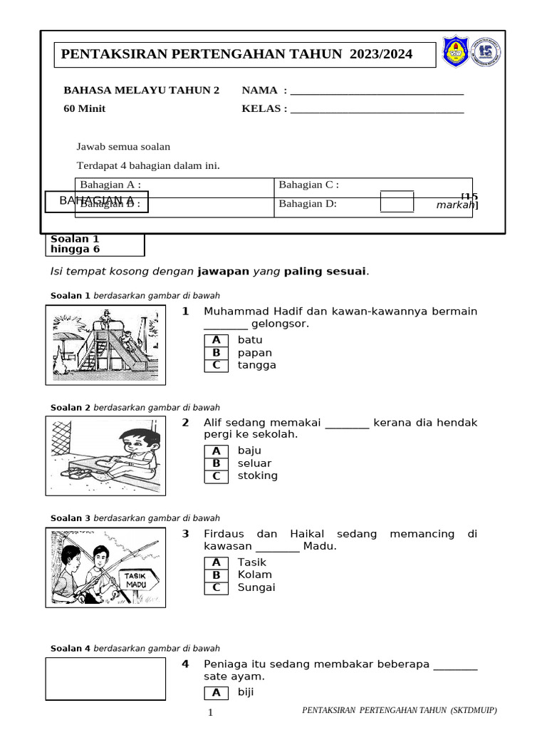 Pentaksiran Pertengahan Tahun | PDF