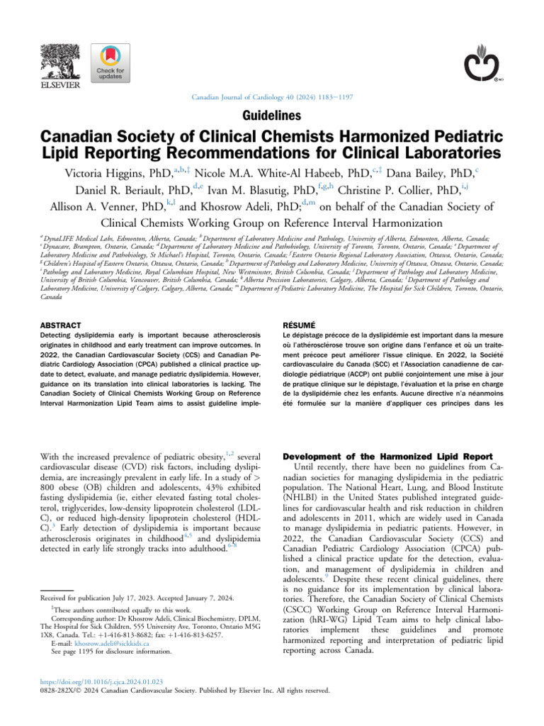 Dislipidemia Pediatrica | PDF | Low Density Lipoprotein | High Density ...