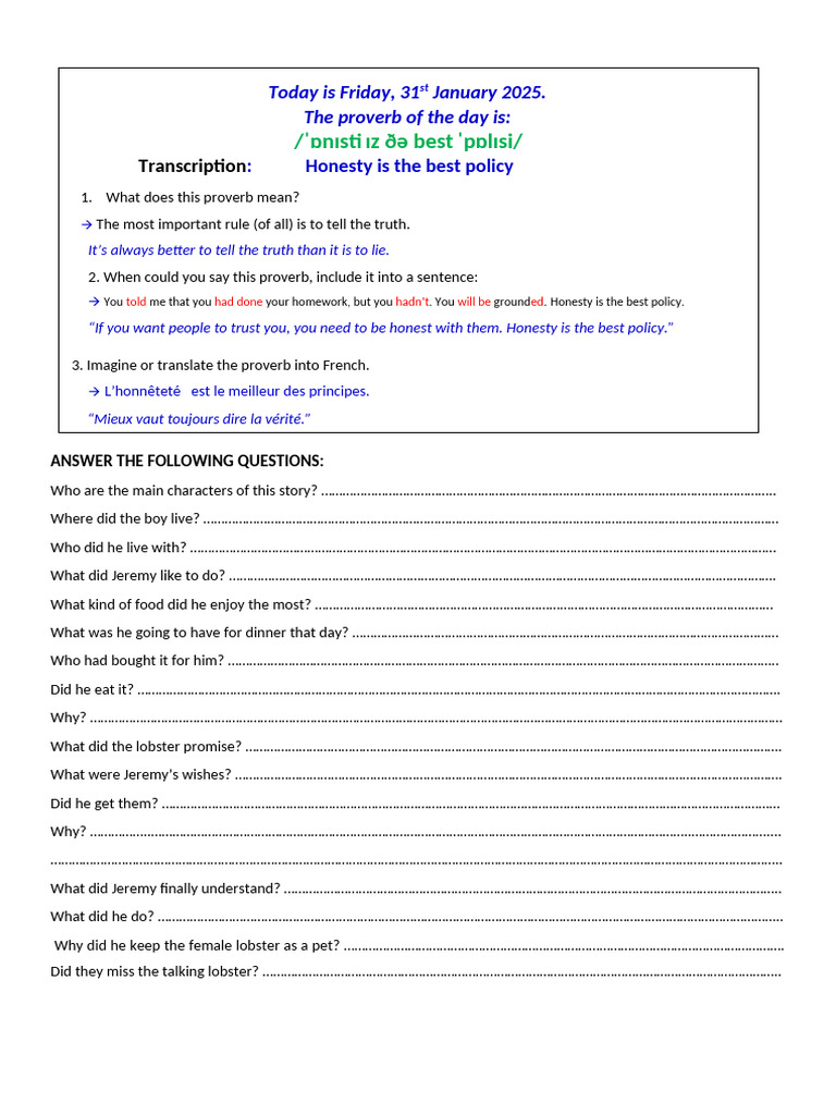 TE 31.01 RED - LIES | PDF