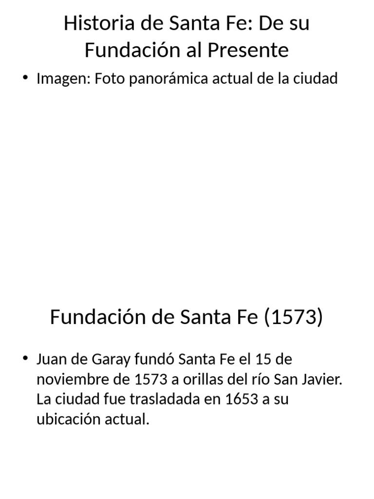 Historia Santa Fe | PDF