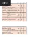 Pearson Edexcel IGCSE Timetable | PDF